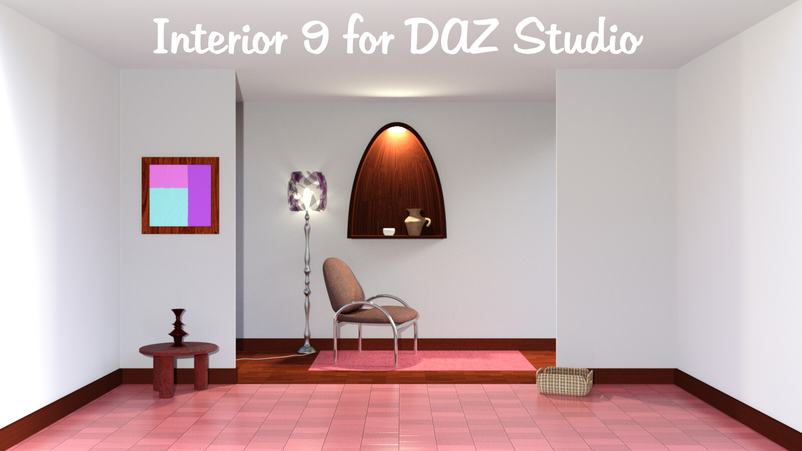 ArtStation - Interior 9 for DAZ Studio | Resources