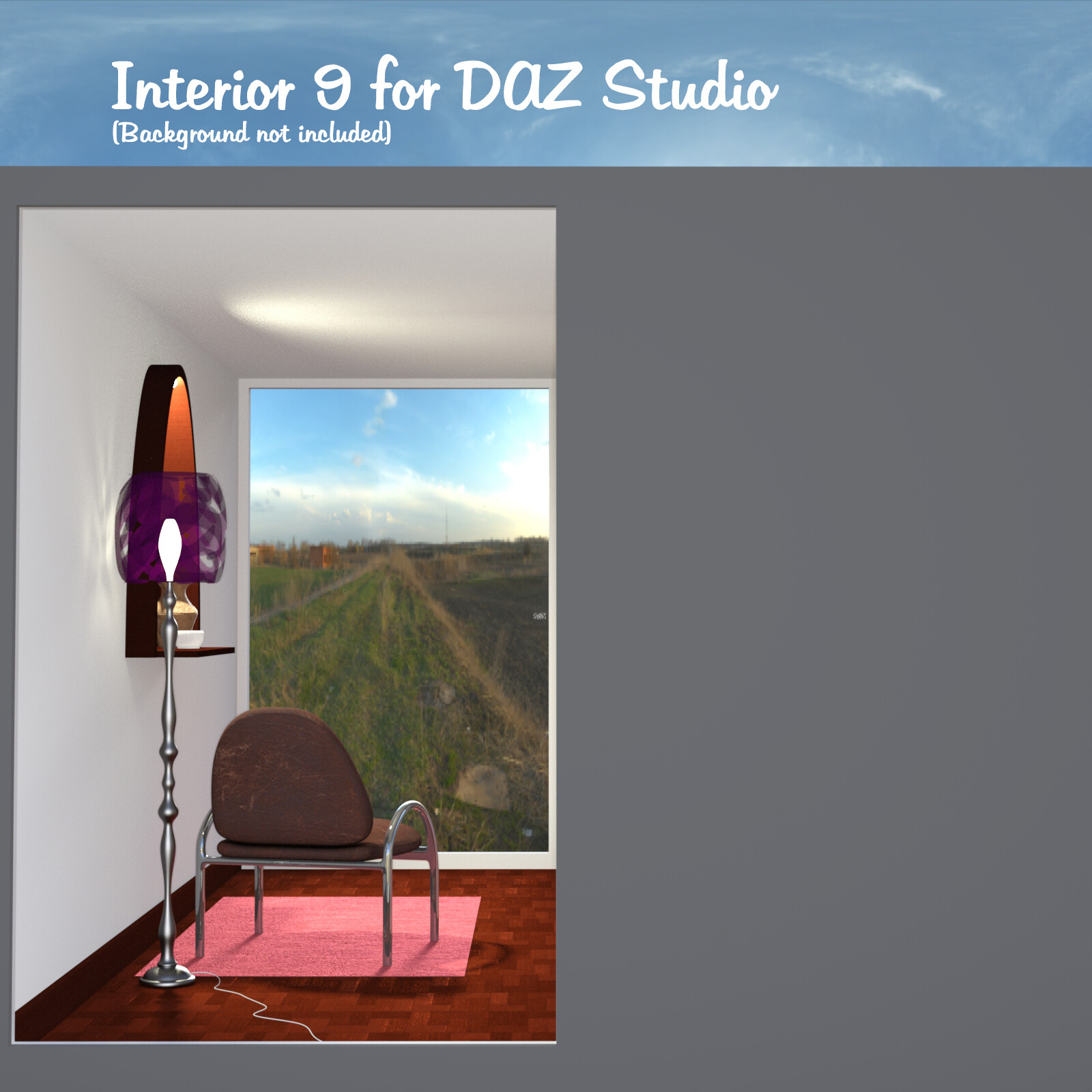 ArtStation - Interior 9 for DAZ Studio | Resources