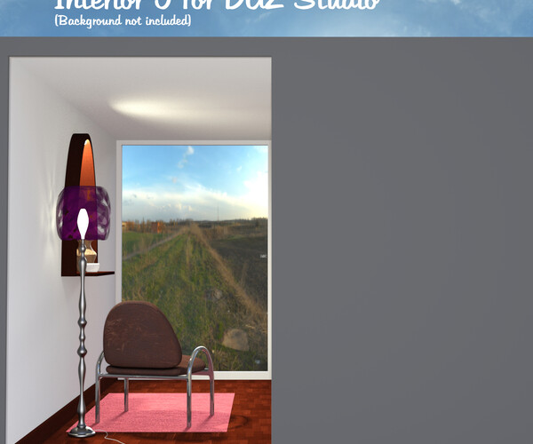 ArtStation - Interior 9 for DAZ Studio | Resources