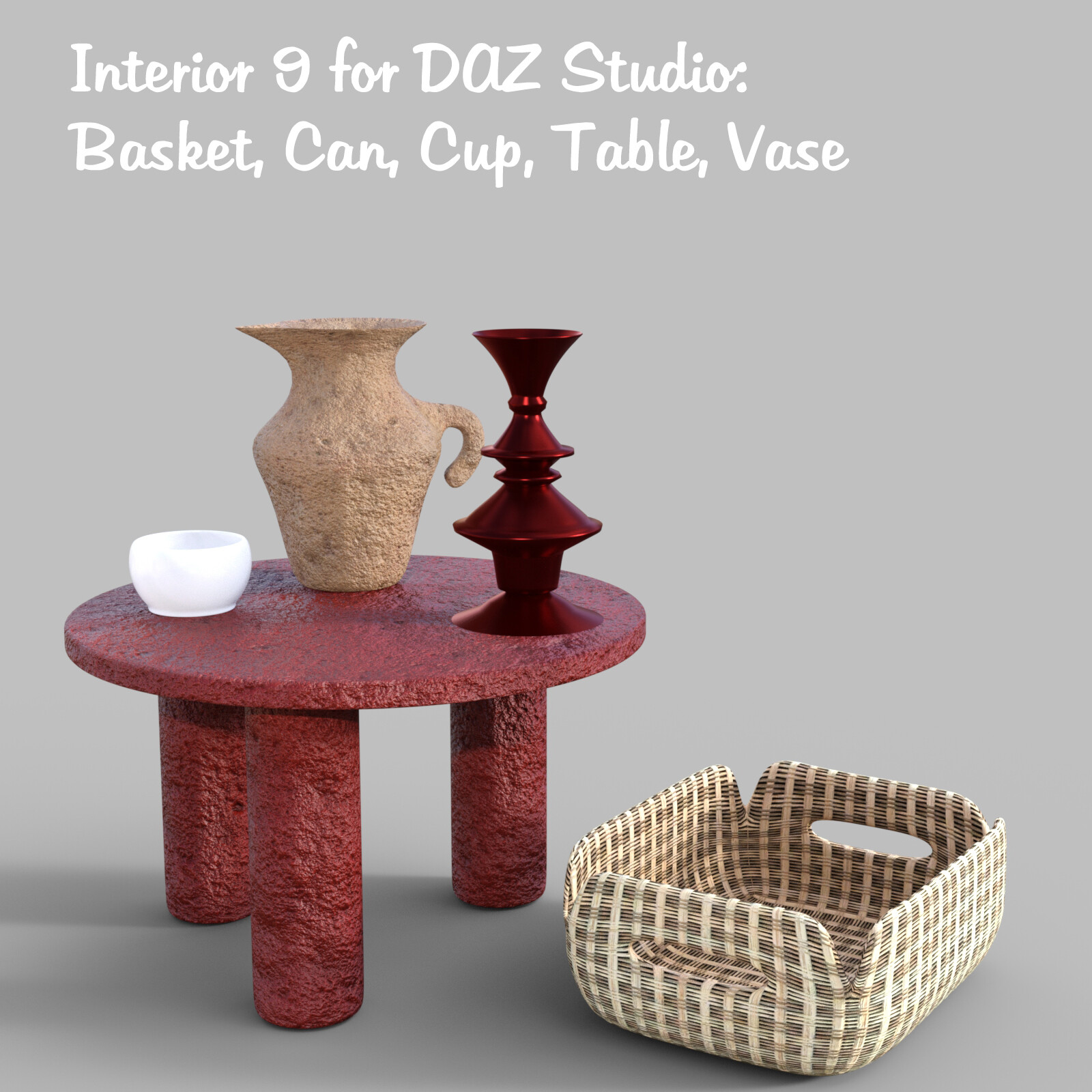 ArtStation - Interior 9 for DAZ Studio | Resources