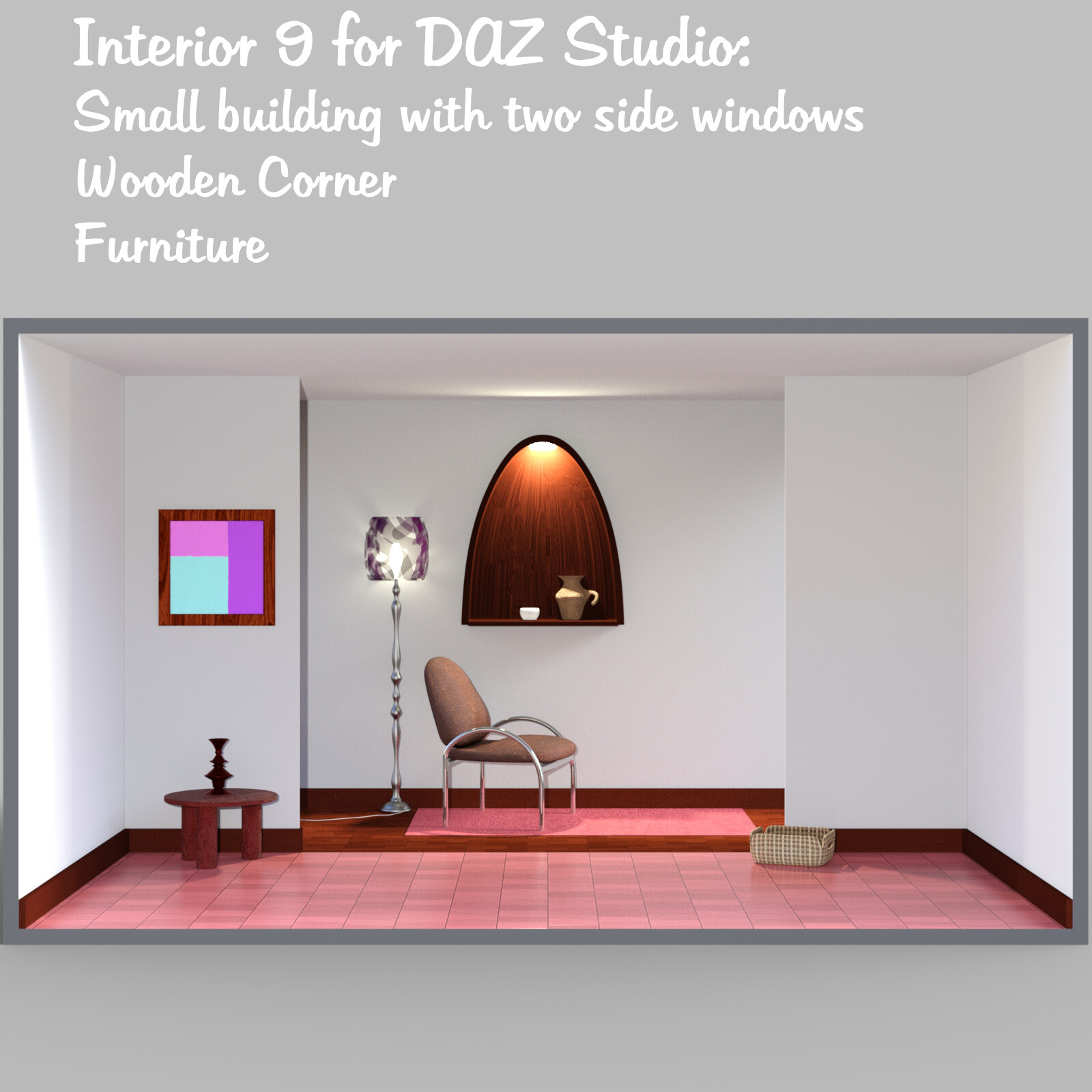 ArtStation - Interior 9 for DAZ Studio | Resources