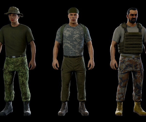 ArtStation - Rebels | Game Assets