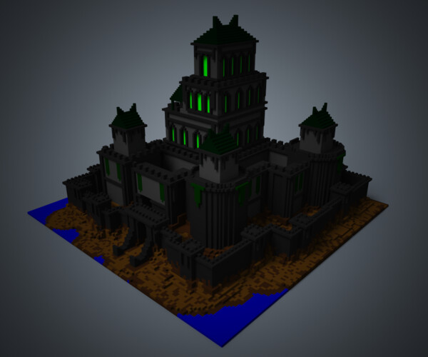 ArtStation - voxel castel 2 | Game Assets