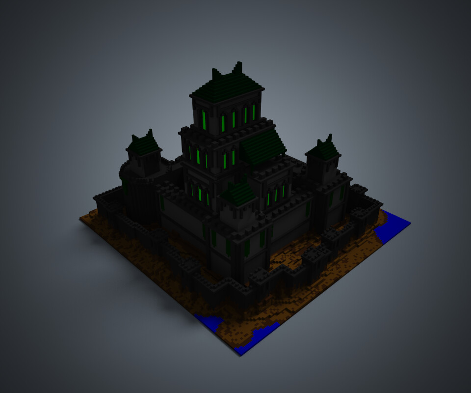 ArtStation - voxel castel 2 | Game Assets