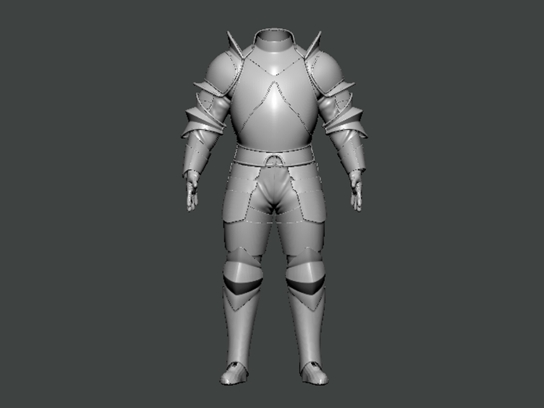 ArtStation - 3D Model-ARMOR0003 | Game Assets