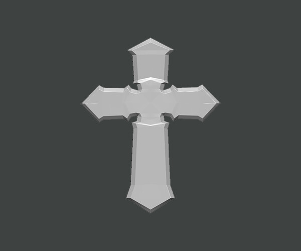 ArtStation - 3D Model-CROSS0001 | Game Assets