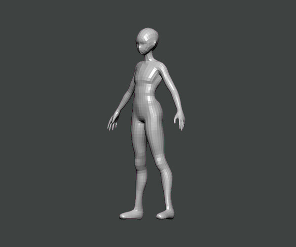 ArtStation - 3D Model-BASE MESH0001 | Resources