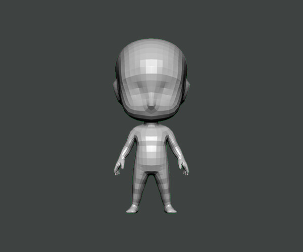 ArtStation - 3D Model-BASE MESH0005 | Resources