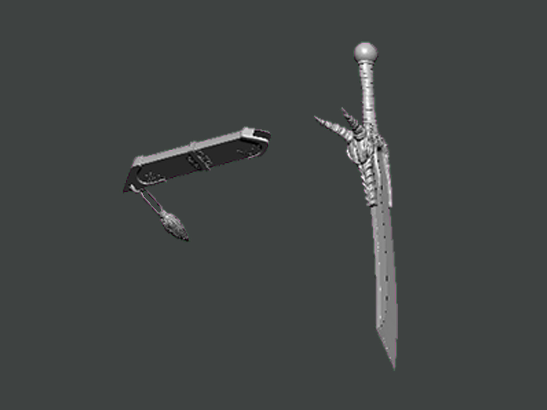 ArtStation - 3D Model-SWORD0002 | Game Assets