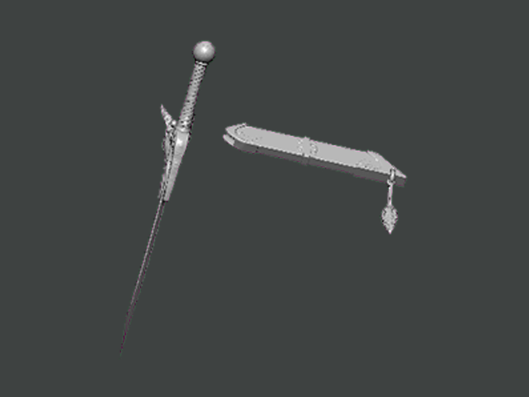 ArtStation - 3D Model-SWORD0002 | Game Assets