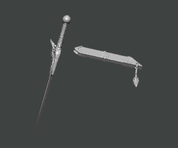 ArtStation - 3D Model-SWORD0002 | Game Assets