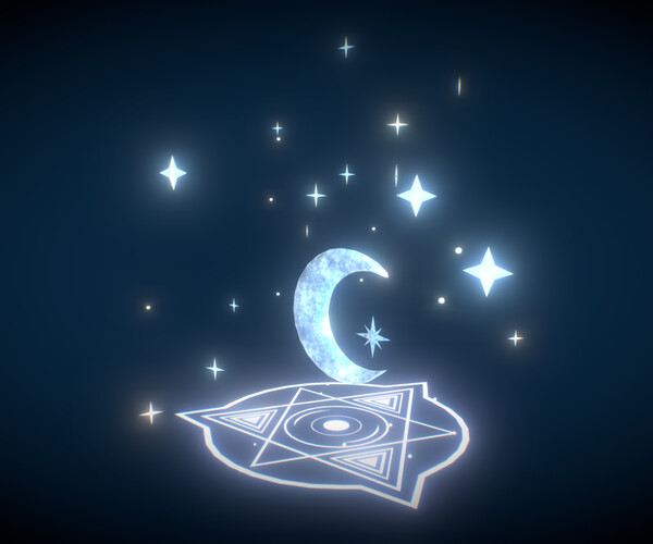 ArtStation - Magic Crystal Animated | Game Assets