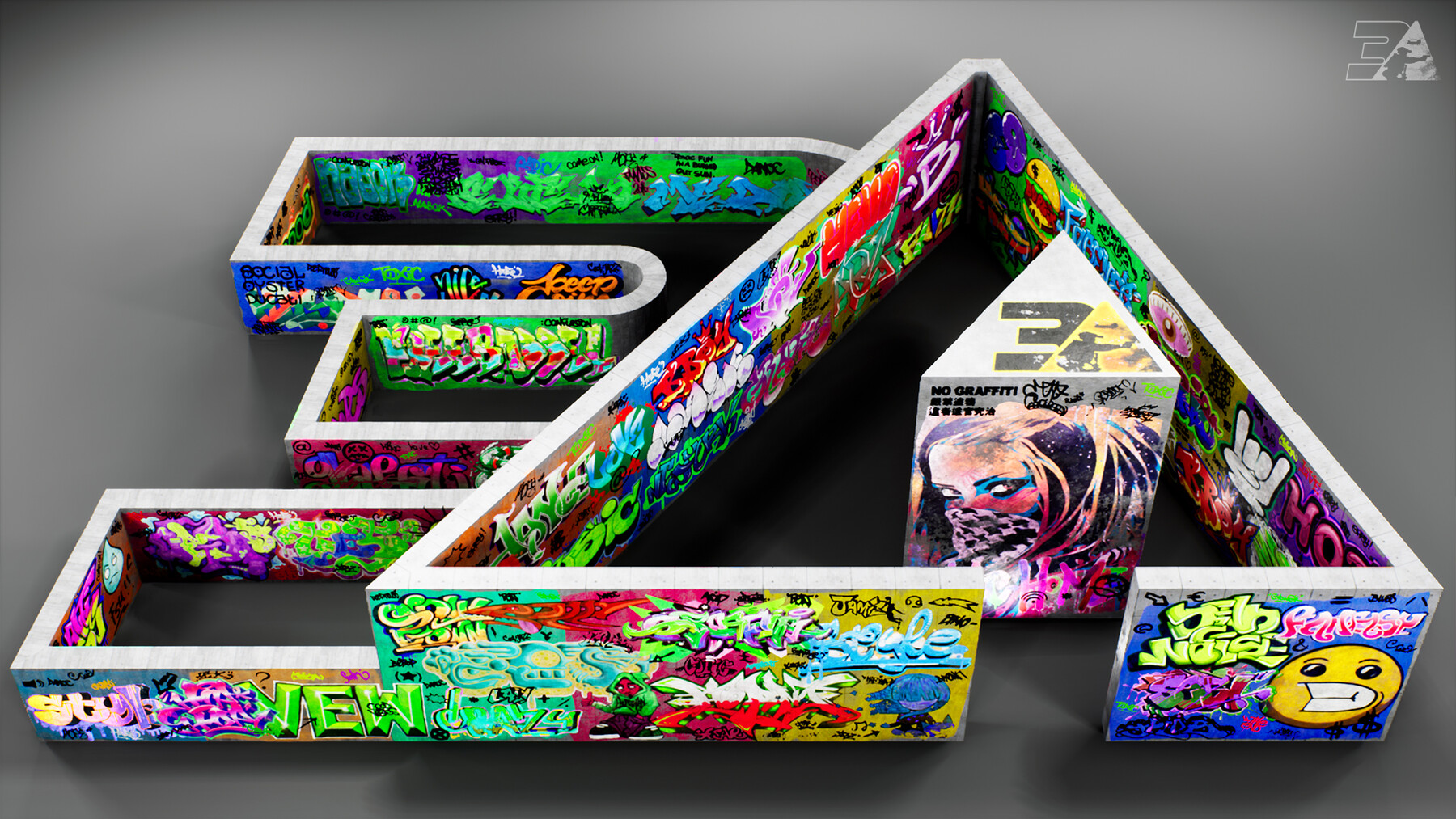 ArtStation - 350 Graffiti 4K PNG Cutouts | Resources