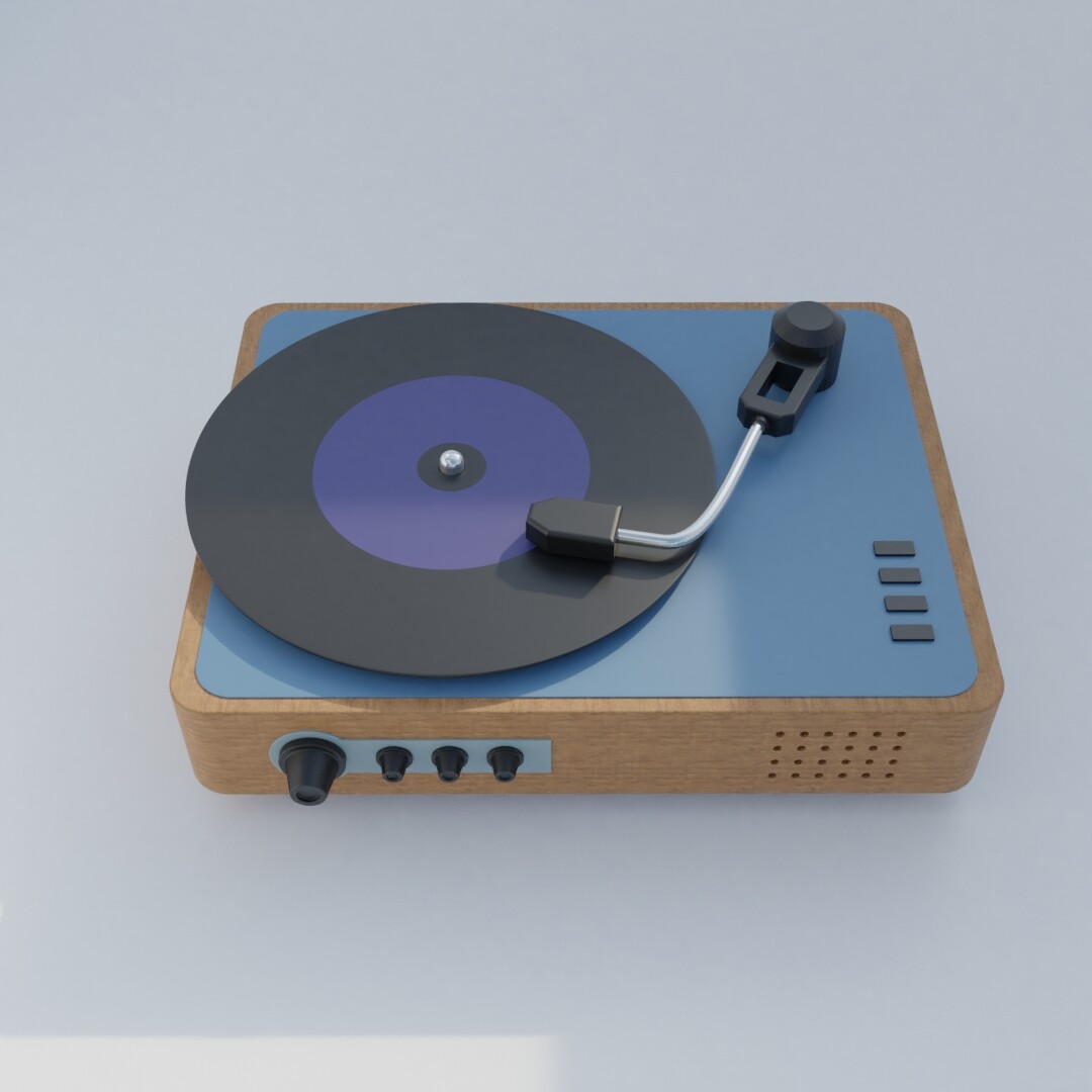 ArtStation - Record Player | Resources
