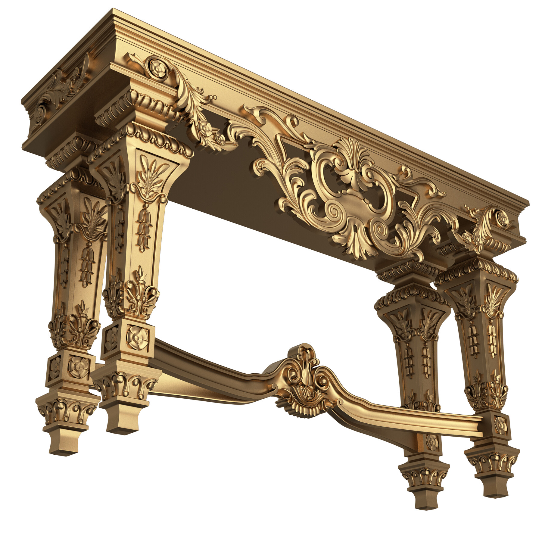 ArtStation - Classic Console Table 01 | Resources