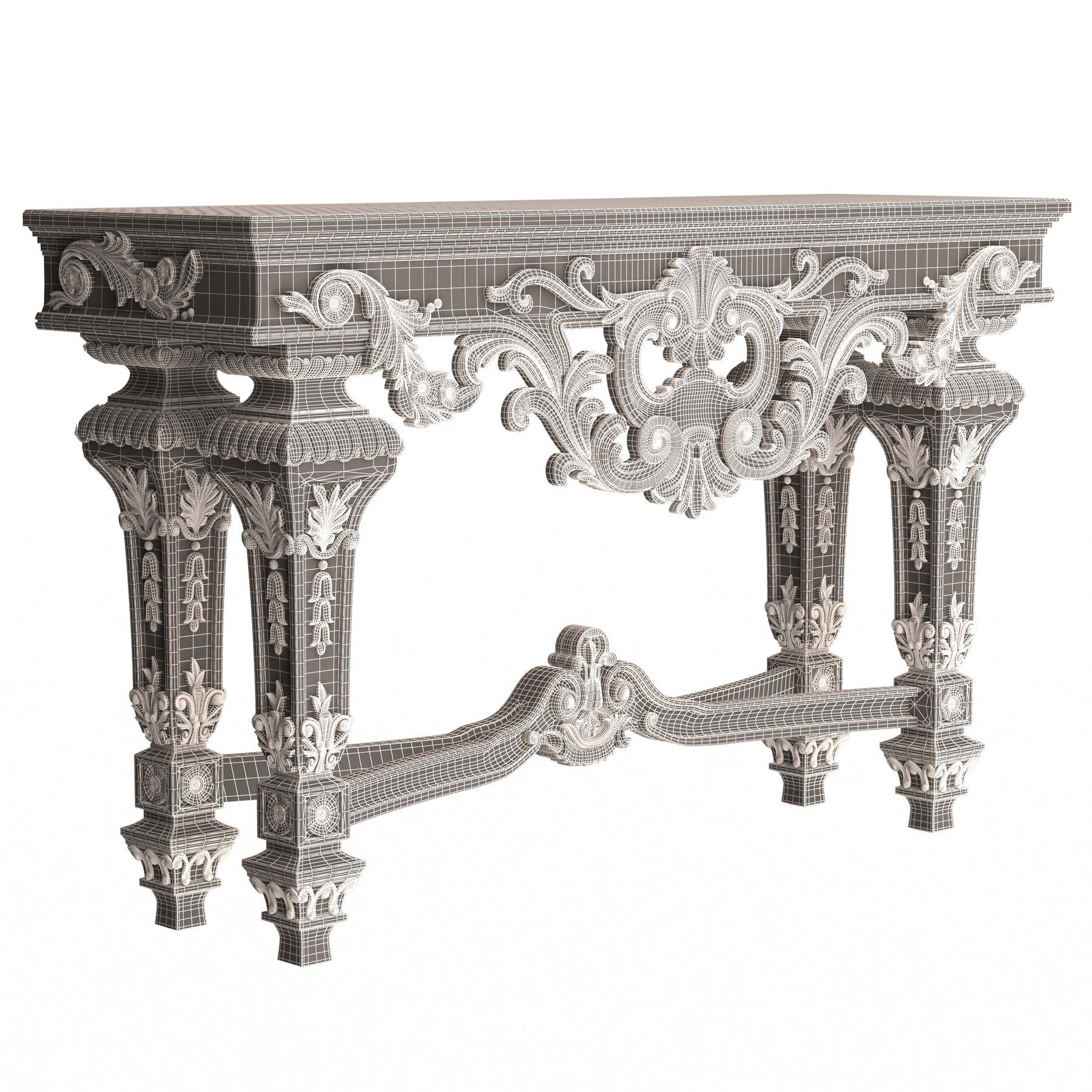 ArtStation - Classic Console Table 01 | Resources