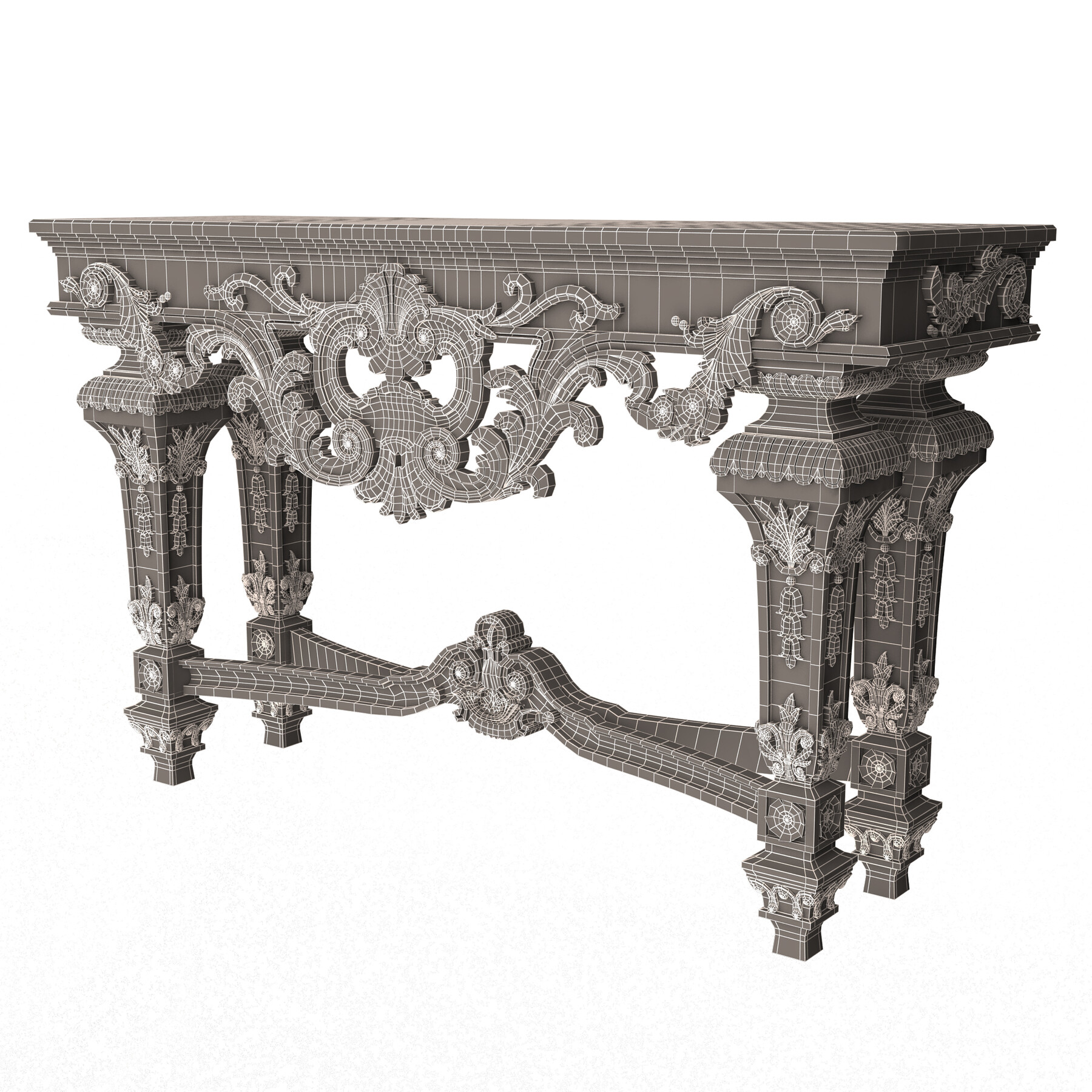 ArtStation - Classic Console Table 01 | Resources