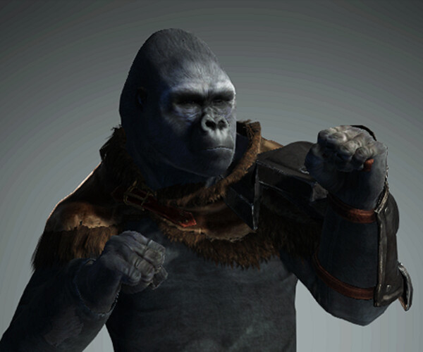 ArtStation - Warrior gorilla | Game Assets