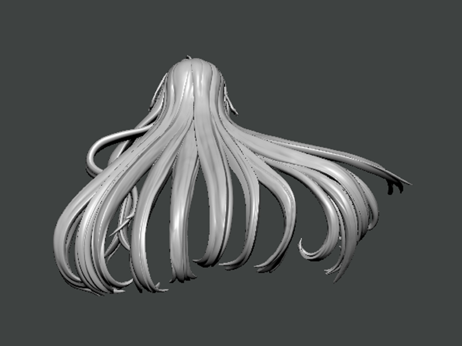 ArtStation - 3D Model-HAIR0001 | Resources