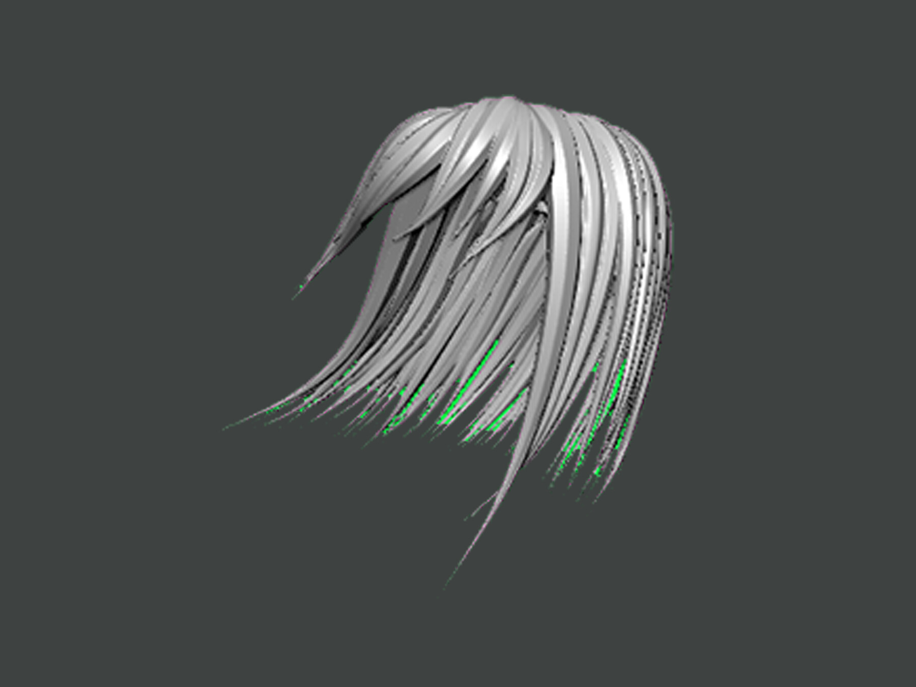 ArtStation - 3D Model-HAIR0004 | Resources