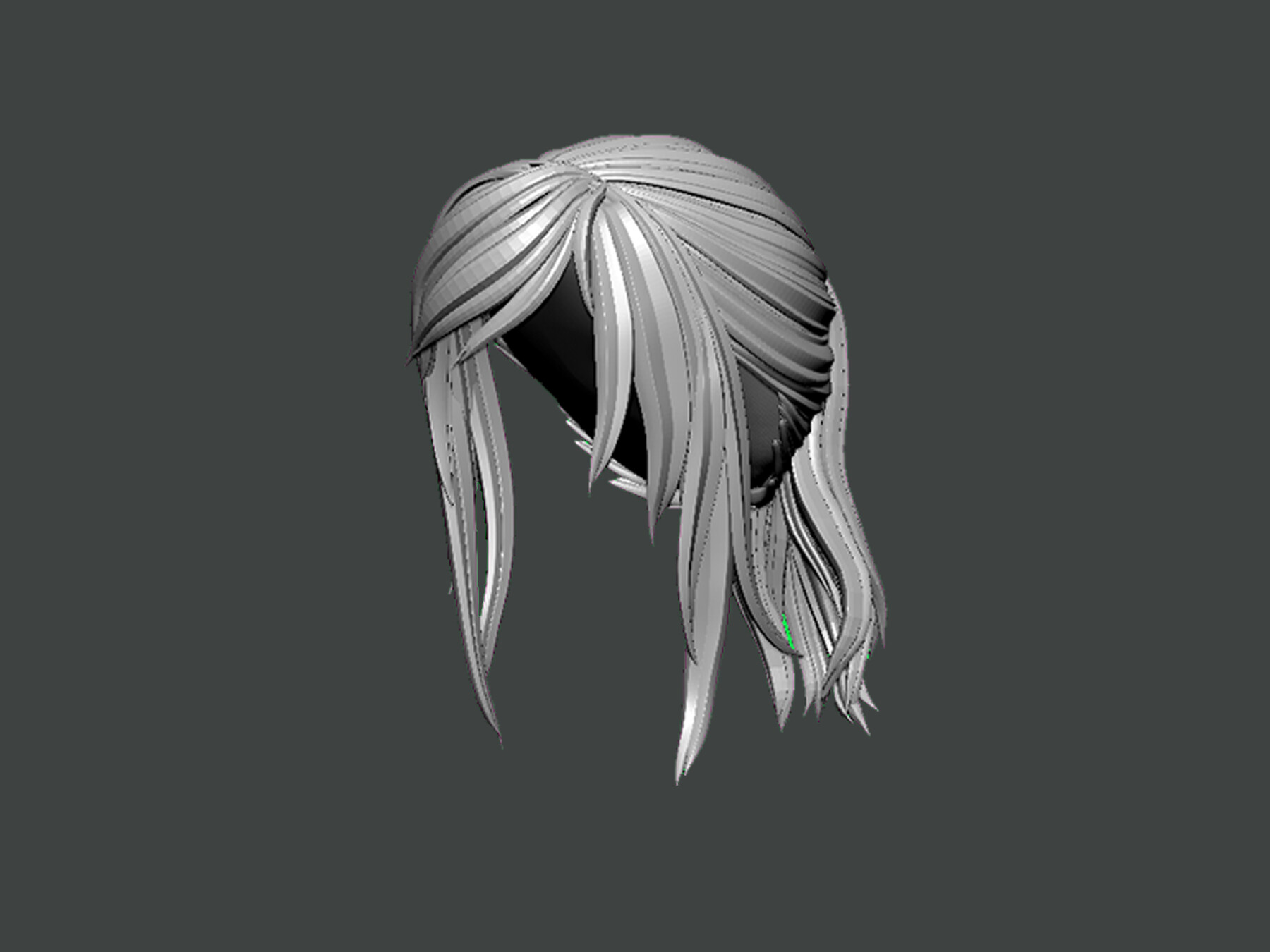 ArtStation - 3D Model-HAIR0006 | Resources