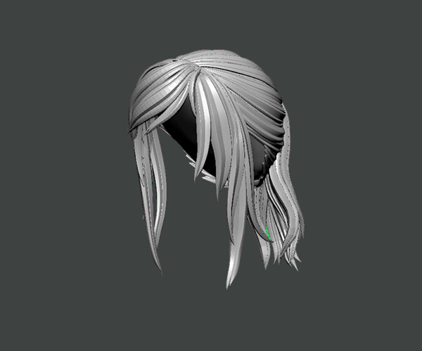 ArtStation - 3D Model-HAIR0006 | Resources