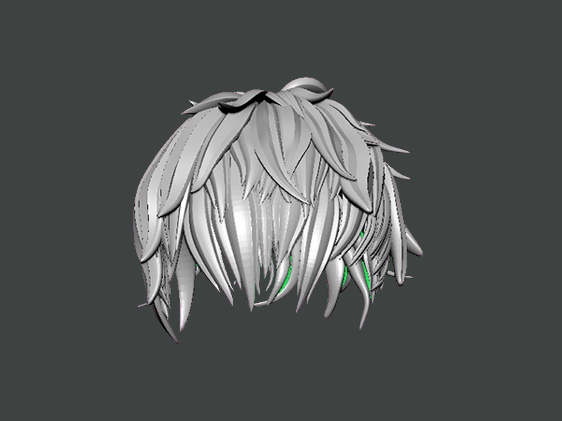 ArtStation - 3D Model-HAIR0024 | Resources