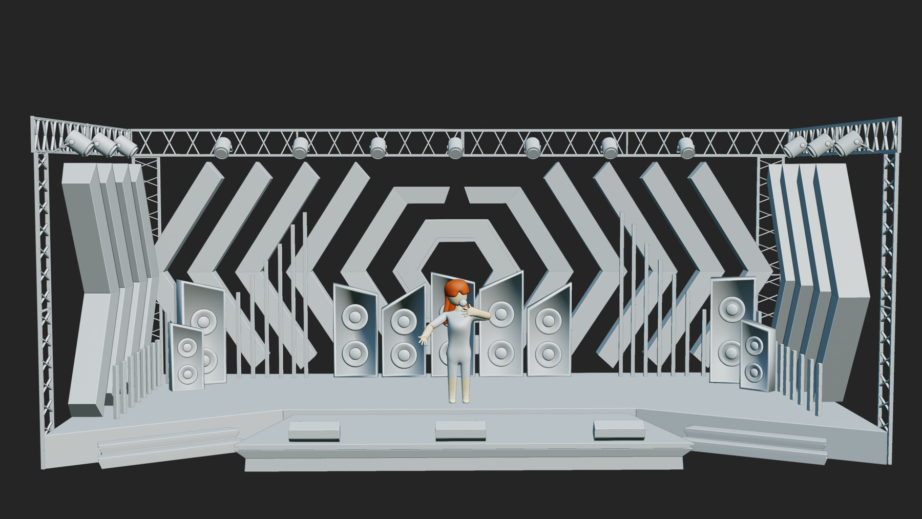 ArtStation - 3D concert illustration | Game Assets