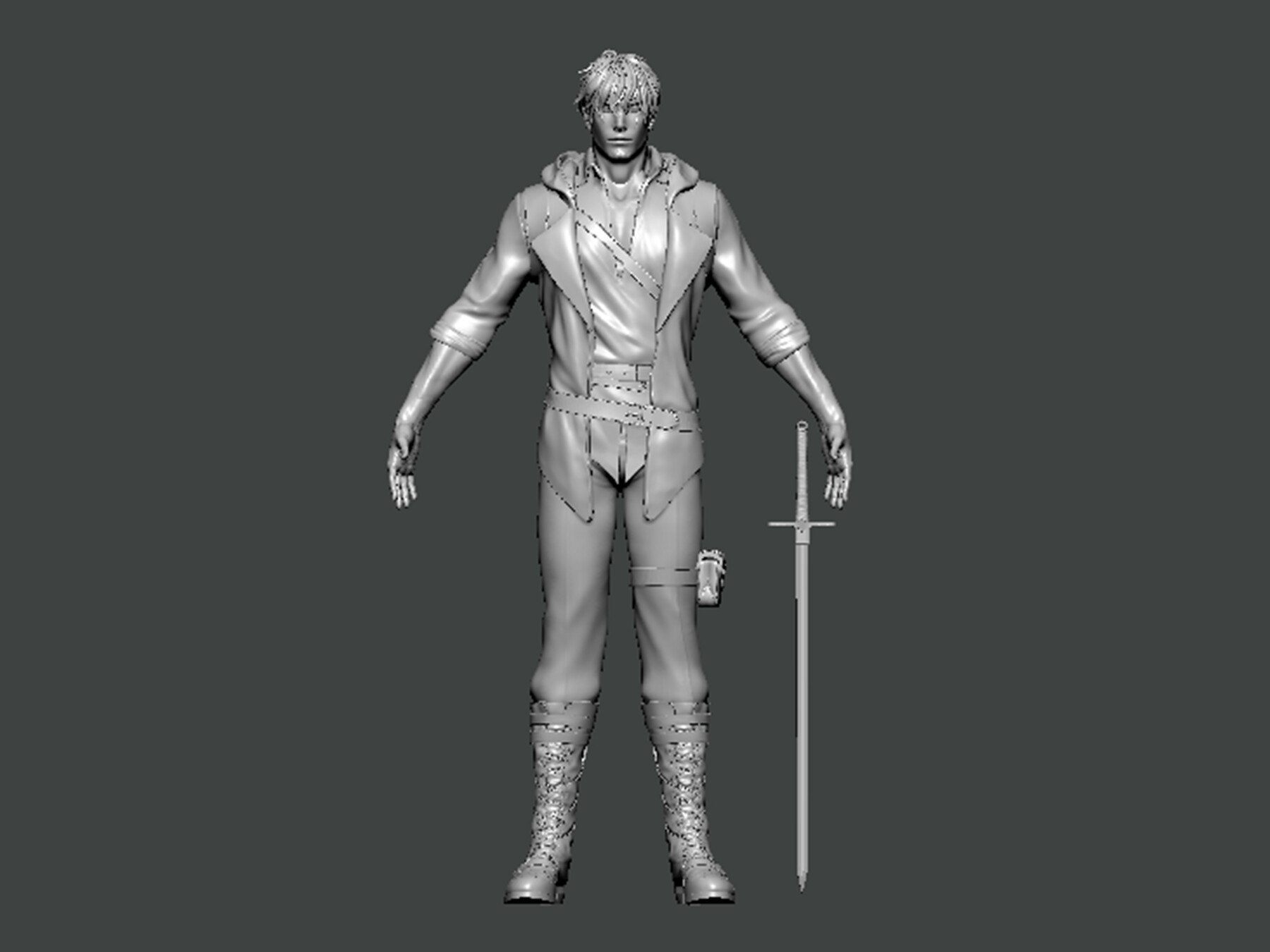ArtStation - 3D Model-CHARACTER0006 | Game Assets