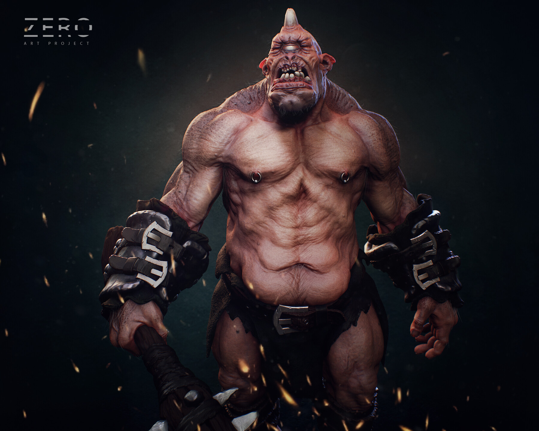 ArtStation - Cyclops ogre highpoly | Resources
