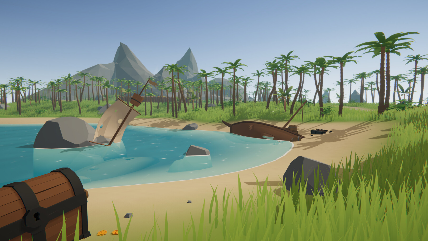 ArtStation - Low Poly Tropical Island - Asset for Unity 3D and Unreal Engine | Game Assets