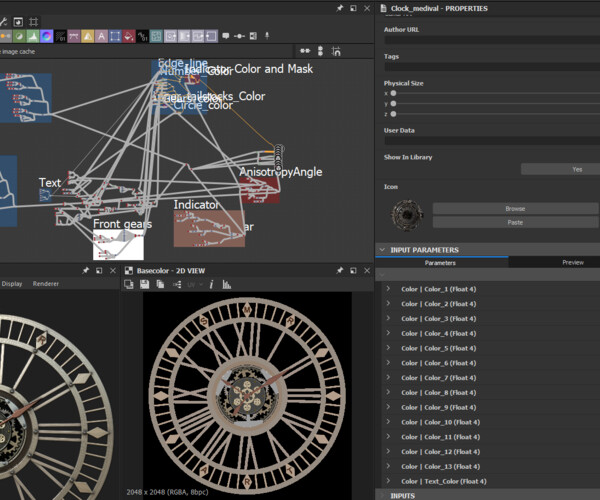 ArtStation - Medival Clock Material / 4k Texture | Game Assets
