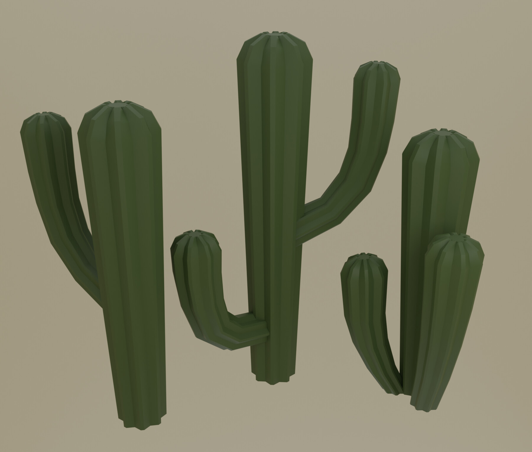 ArtStation - Cactus | Game Assets