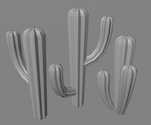 ArtStation - Cactus | Game Assets