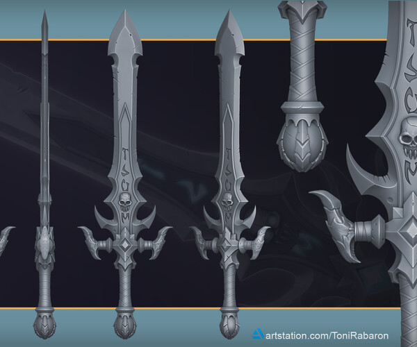 ArtStation - Stylized Sword Video Process | Tutorials