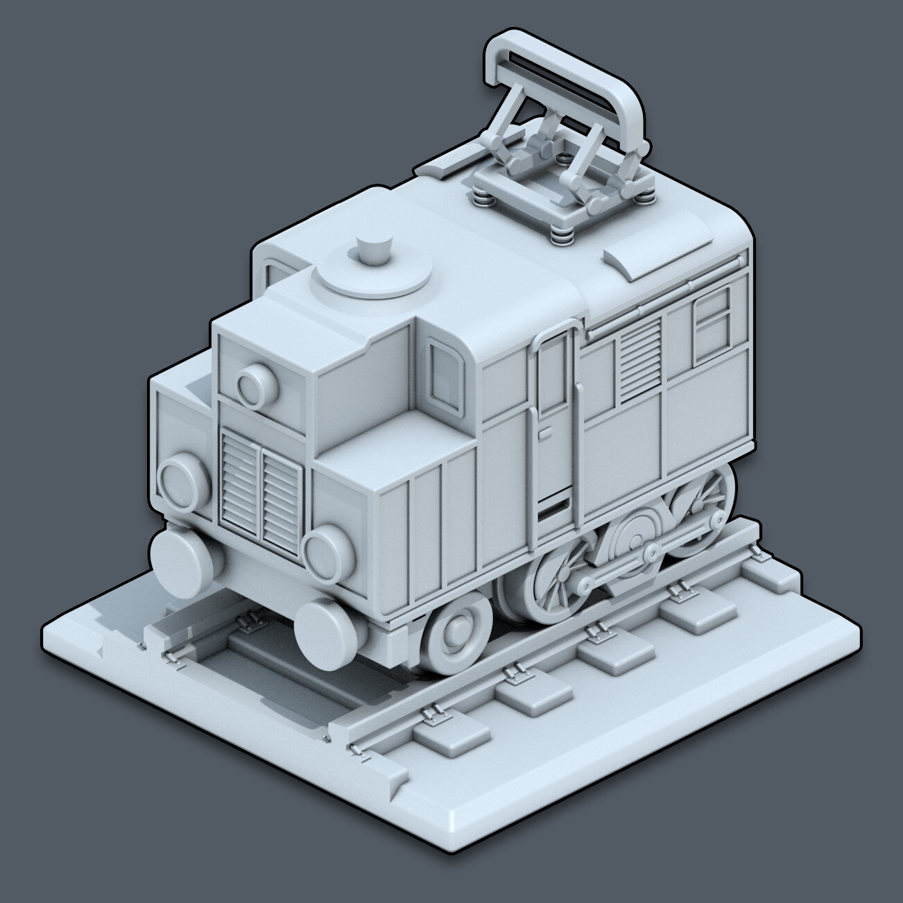 ArtStation - Prussian - STL files for 3D printing - Trains & Rails ...