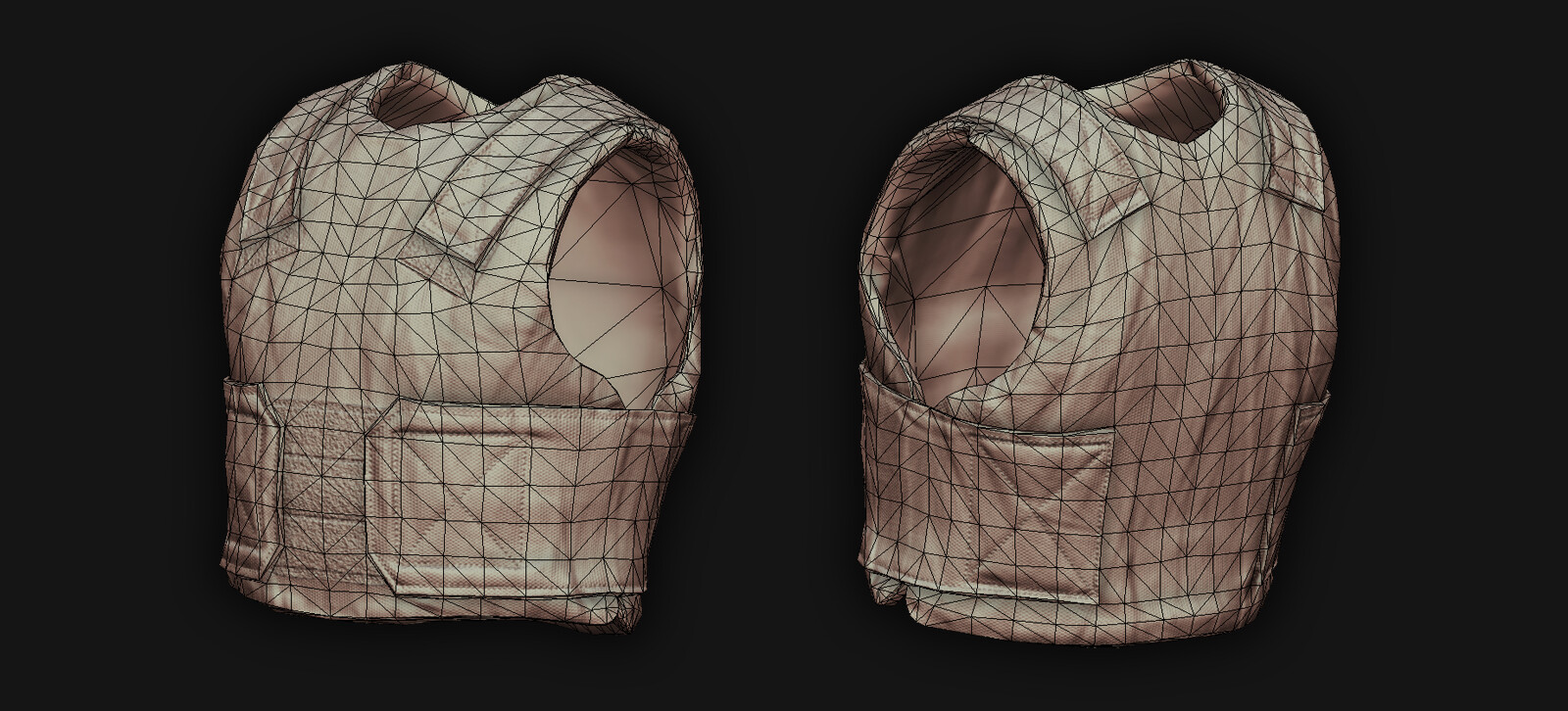 ArtStation - Armor vest / 10 skins / Game ready | Game Assets