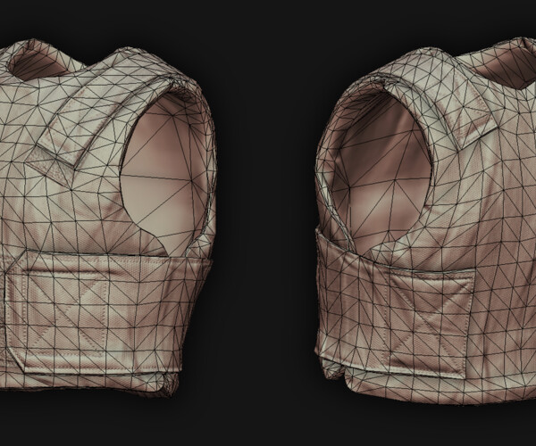 ArtStation - Armor vest / 10 skins / Game ready | Game Assets