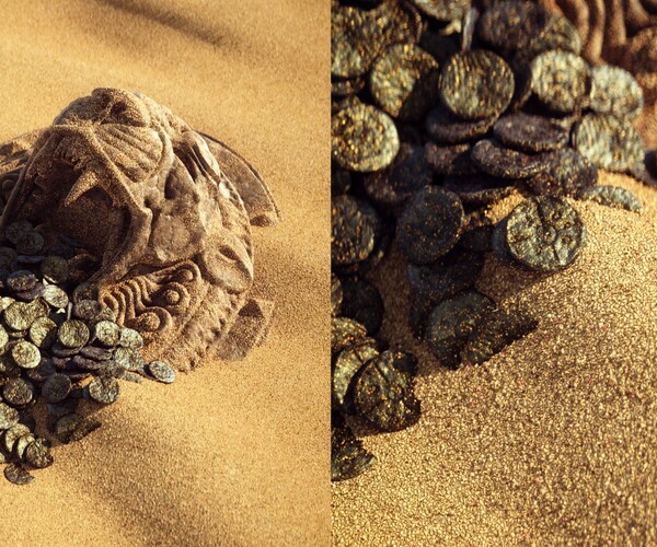 ArtStation - Procedural Sand scenes C4d/Octane | Resources