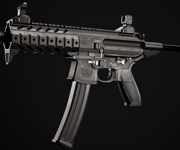 ArtStation - Sig Sauer MPX | Game Assets