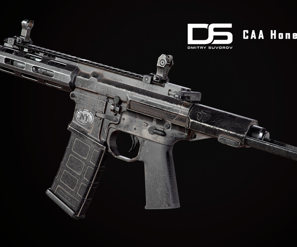 ArtStation - AAC Honey Badger PDW | Game Assets