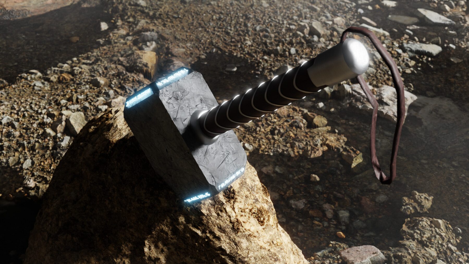 ArtStation - Mjolnir 3D model | Game Assets