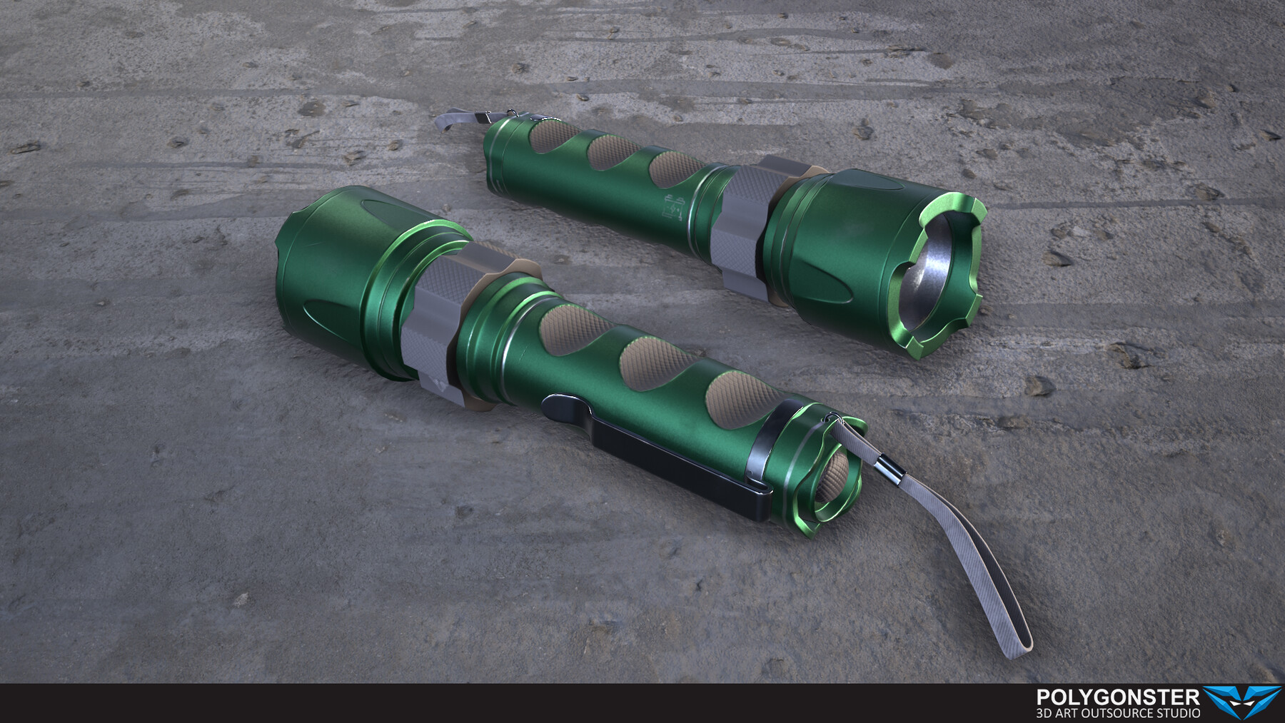ArtStation - Tactical Flashlight | Game Assets