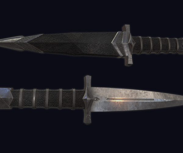 ArtStation - Dark assasin dagger | Game Assets