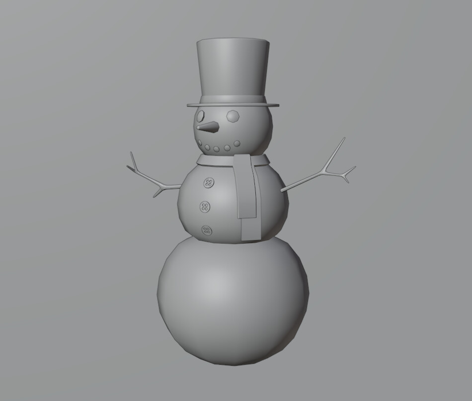 ArtStation - Snowman | Game Assets