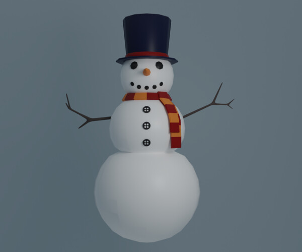 ArtStation - Snowman | Game Assets
