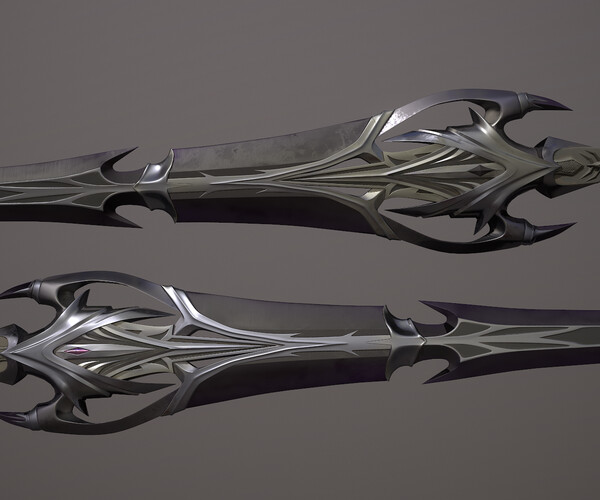 ArtStation - Hazirawn Sentient two-handed sword. | Game Assets