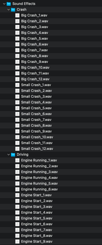 ArtStation - Car Sound Effects | Game Assets
