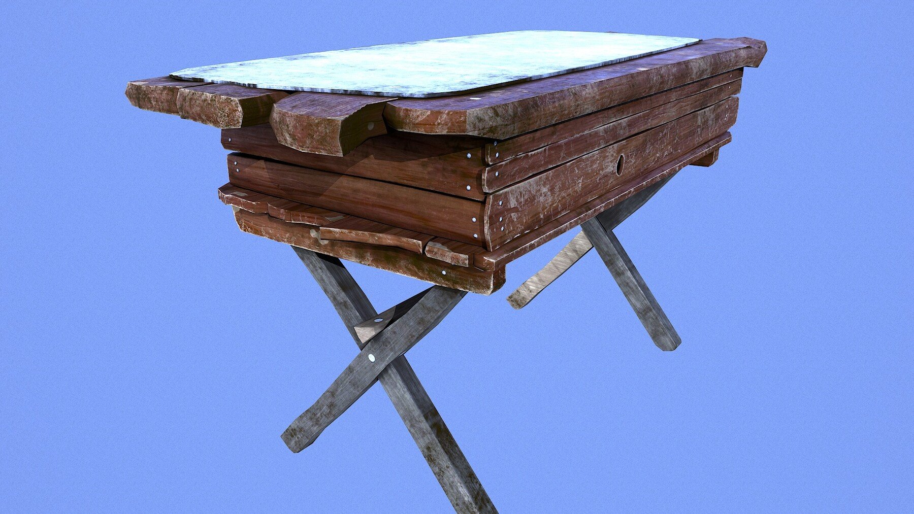 ArtStation - Wooden table for game engine | Game Assets