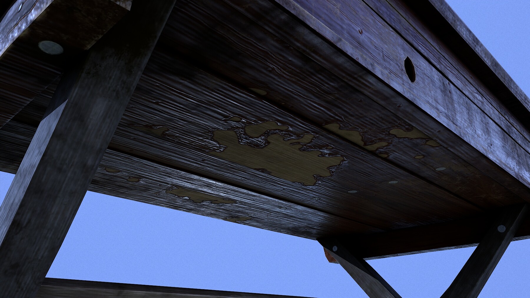 ArtStation - Wooden table for game engine | Game Assets